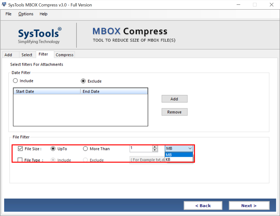 SoftwareOne Marketplace - MBOX Compress Tool